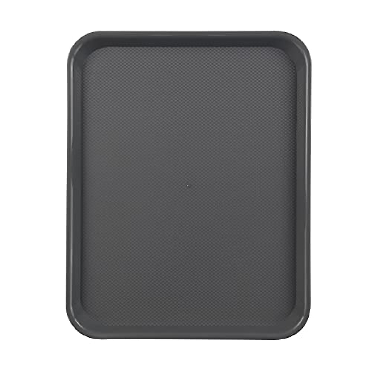 Waikhomes 6 Packs Fast Food Serving Tray, Plastic Breakfast Serving Trays, Rectangle Non Slip Tray