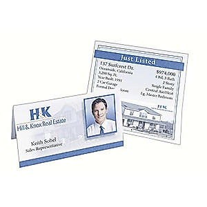 Avery Place Cards for Family Fun Night, 2" x 3.5", 160 Blank White Printable Cards (5302)