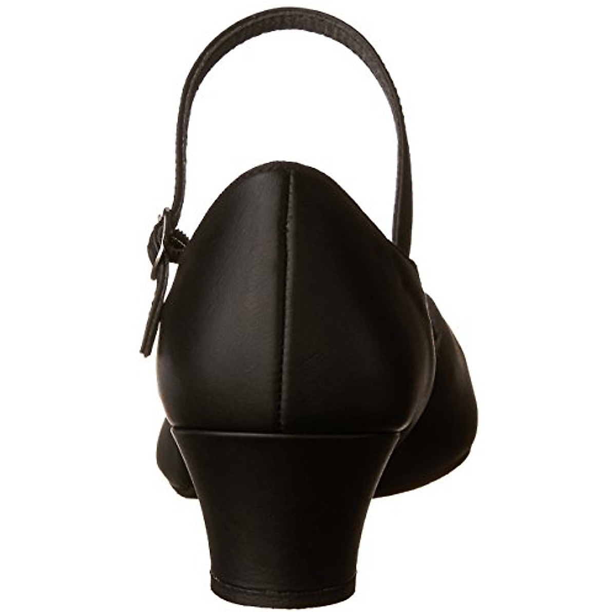 Capezio Women's Suede Sole Jr. Footlight Character Shoe, Black, 5