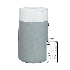BLUEAIR Air Purifiers for Small Rooms, Bedroom, Cleans 1,052 sqft in one hour, HEPASilent Air Cleaner for Home, Baby, Nursery, Pets, Allergies, Virus - Blue Pure 411i Max