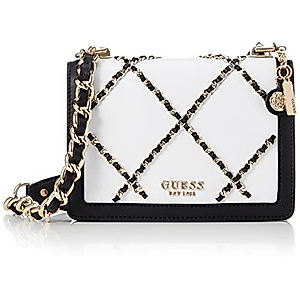 GUESS Abey Crossbody Flap White One Size
