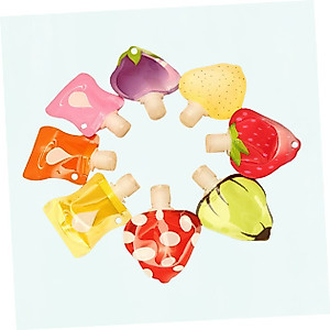 8pcs Emulsion Bottle Refillable Bottles Subpackaging Bottle Silicone Bottles Travel Empty Bottle Cartoon Bottle