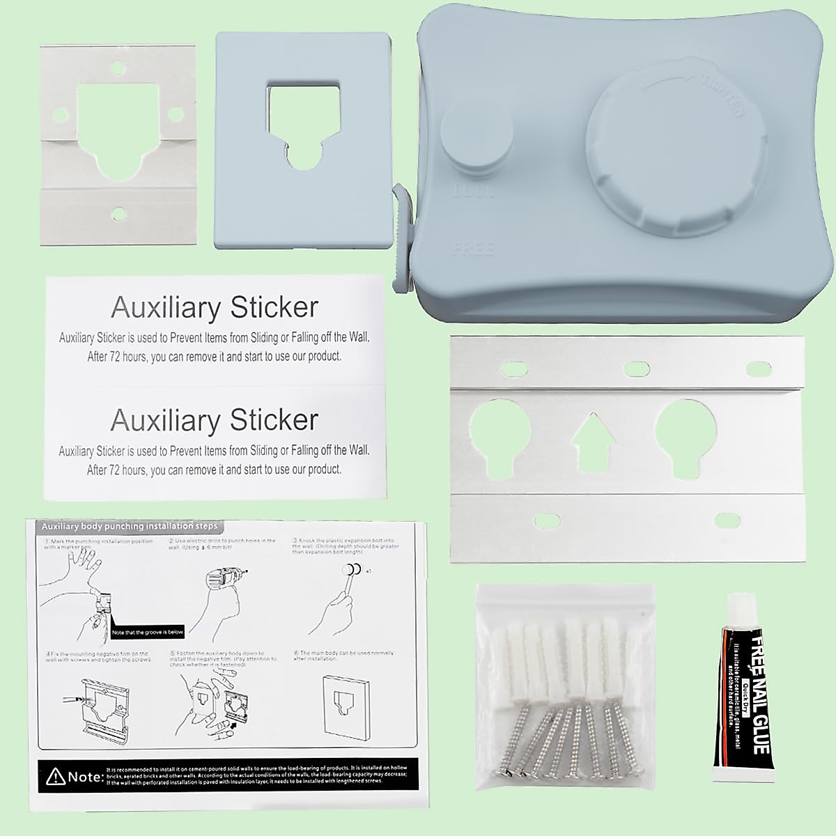 WaWacomp Retractable Clothesline Indoor Clothes Line for Hanging Dry and Wet Clothes on Heavy Duty Outdoor Clothing Lines 16.7 ft (White)