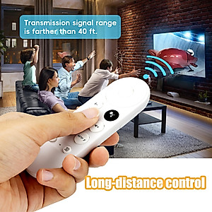New Universal Remote Control Compatible with Google Chromecast 4k Snow(Remote Control ONLY), Voice Remote Control for G9N9N/GA01409-US/GA01919-US/GA01920-US/GA01923-US/GA02463-US/GA02464-US