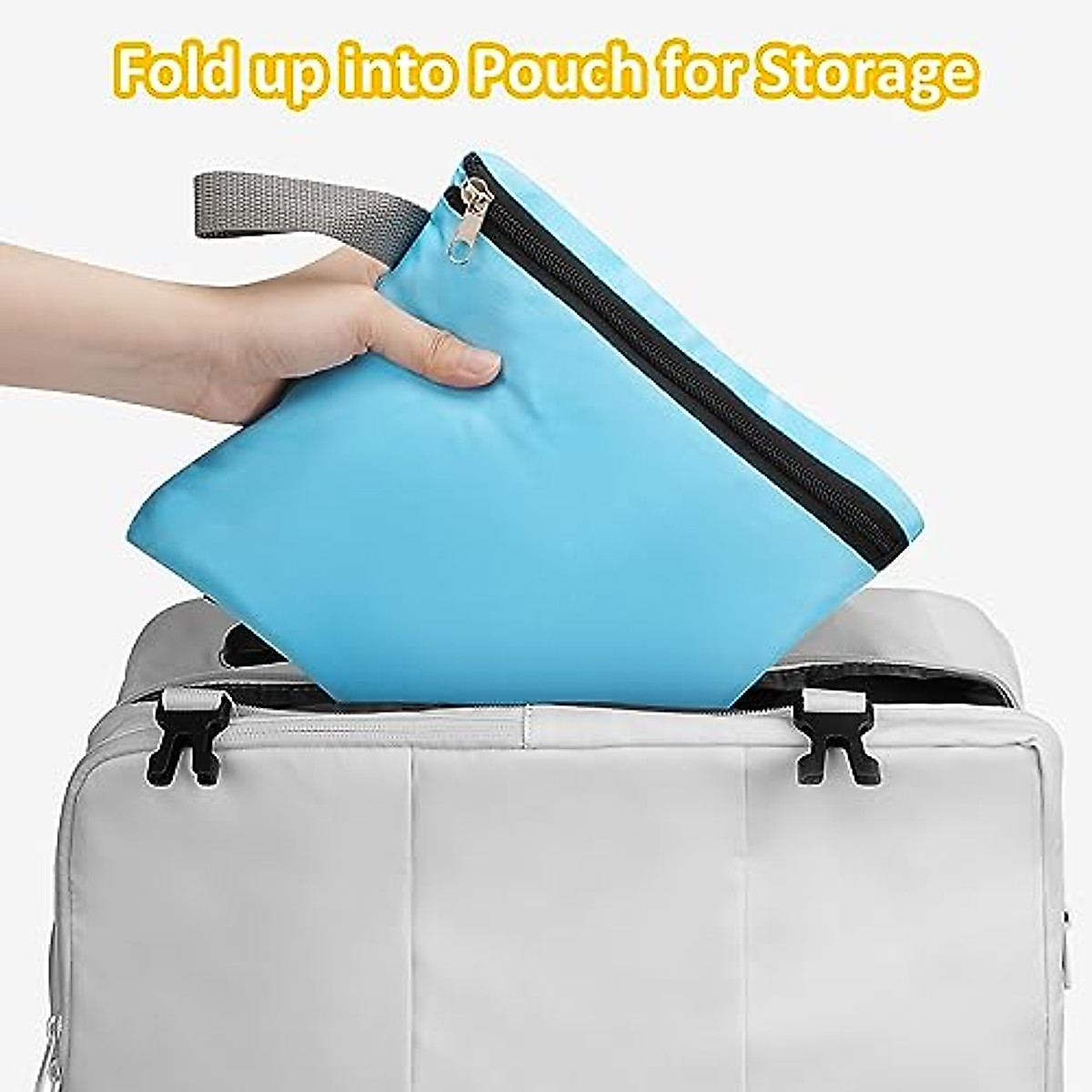 YOREPEK Car Seat Travel Bag Backpack, Universal Car Seat Bags for Air Travel Fits Convertible,Booster,Infant Carseat, Carseat Travel Cover, Gate Check Bag for Car Seats,Blue