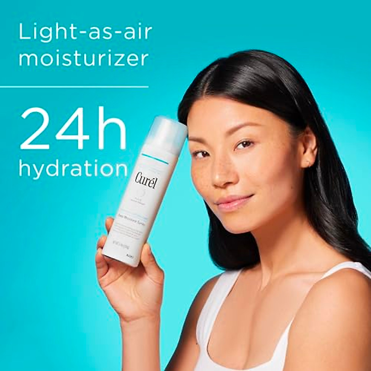 Curel Japanese Skin Care Deep Moisture Spray, Spray on Moisturizer for Dry Skin, Face Hydrating Spray with Ceramides, 5 Oz