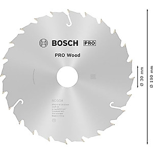 Bosch 2608640801 Circular Saw Blade "Top Precision" Sewoh 7.48inx30mm 24T