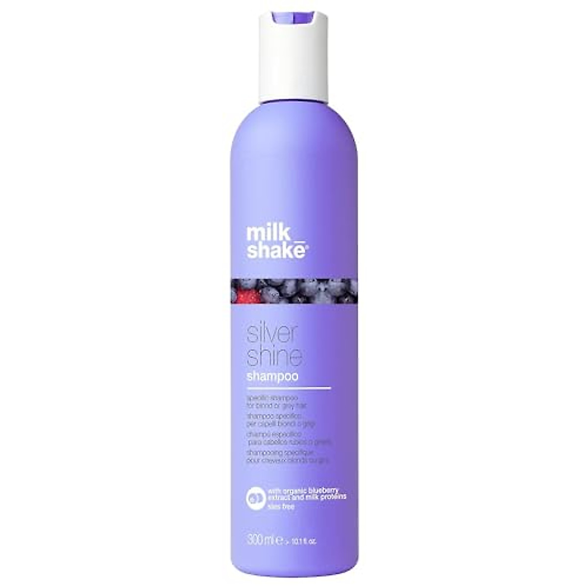 Milk_shake Silver Shine Purple Shampoo for Blonde Hair - Blonde Toner for Brassy Hair 100% SLES-Free, 10.1 Fl Oz