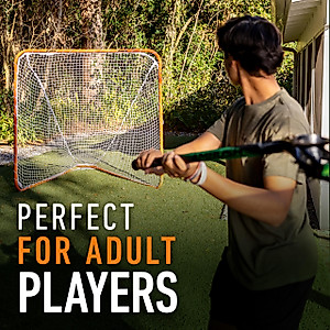 Franklin Sports Franklin Sports Backyard Lacrosse Goal - Kids + Adult Lacrosse Training Net - Lacrosse Training Equipment - Youth + Adult Training