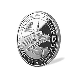 US Military Challenge Coin Presidential 1776 Declaration of Independence Commemorative Coin