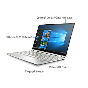 HP - Spectre x360 2-in-1 13.3" 4K Ultra HD Touch-Screen Laptop - Intel Core i5 - 8GB Memory - 256GB SSD - Natural Silver