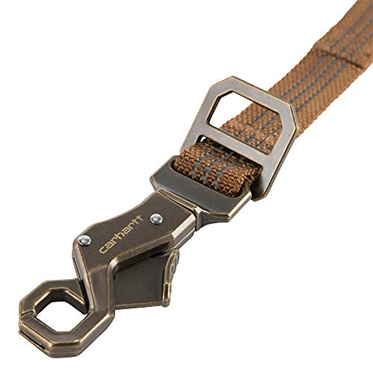 Carhartt Shock Absorbing Dog Leash Carhartt Brown/Brushed Brass
