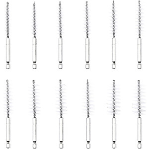 NEIKO 00325A Wire Brush Drill Attachments with 1/4-Inch Hex Shank, SAE and MM Brushes Assortment, Mountable on Power Drill or Die Grinder, 38-Piece Set