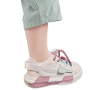 Mercatoo Toddler Boy Shoes Size 9 Wide Girls Shoes Autumn and Winter Children's Sports Shoes Middle and Big Children's Sneakers (Grey, 9 Little Kids)