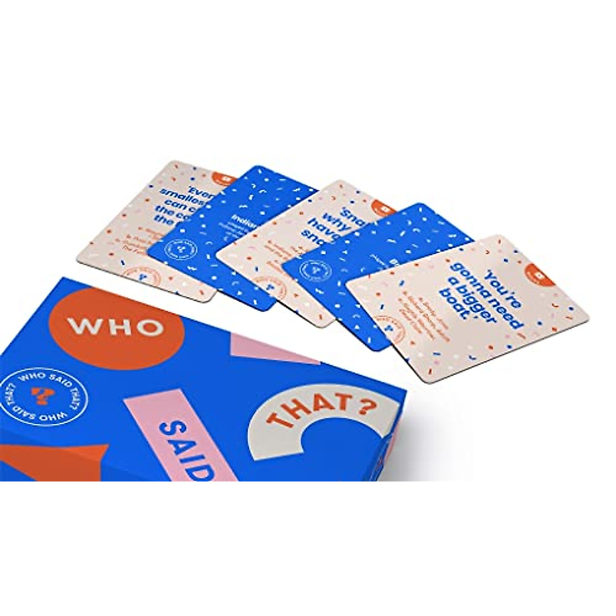 Who Said That?: A game of quotes 430 cards