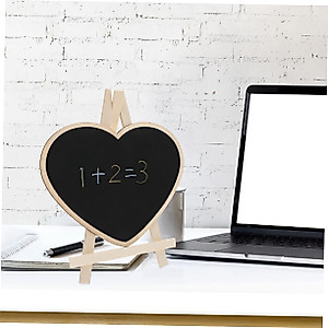 2pcs Vertical Blackboard Chalk Board for Kids Desk Signs Chalkboard for Kids Chalkboard Signs Small Message Board Small Chalkboard Sign Wooden Food Child Graffiti