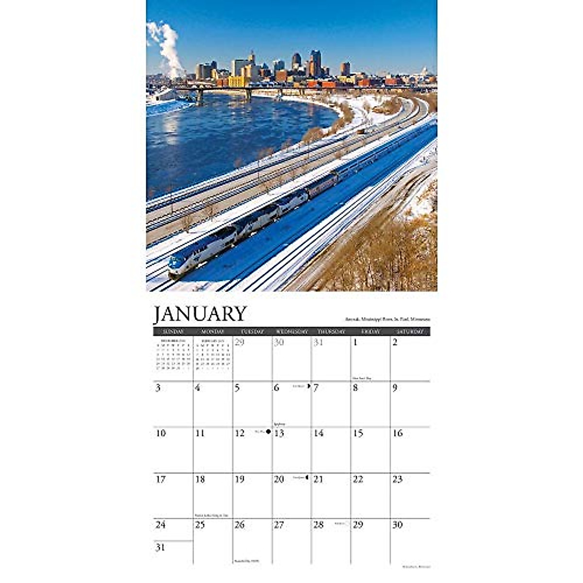 Railroading 2021 Wall Calendar