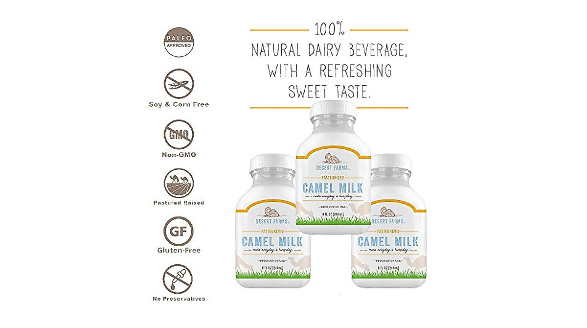 Desert Farms - Organic Fresh Frozen Camel Milk - Fresh Flavor with ...