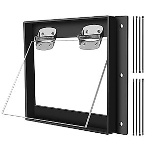 GROWLING Raccoon One Way Door - Humane, Contactless Animal Excluder Trap - Raccoon One Way Eviction Door, Easy to Install & Weather-Resistant, Ideal for Squirrels, Skunks, Possums