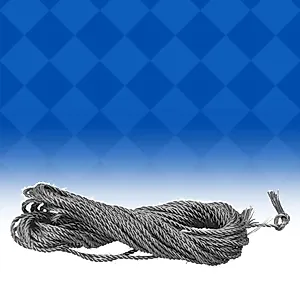 Carbon Fiber Graphite Rope, Good Heat High Strength, Light Weight Widely Used in Different Types of Negative Ion Conductive Electrodes.(Diameter 6mm)