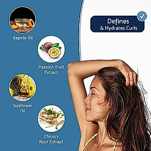 "Pacific Spirit Shampoo Bar for Curly hair with Coconut Oil & Passion Fruit. Moisturizing and Texturizing -Scent, 3.53 Oz. Zero waste, vegan"