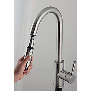 Kitchen Sink Faucet Head 2-Function Pull-Out Spray Head for Bathroom Kitchen Faucet Replacement Part G1/2 Connections, Polished Chrome (Model 2)
