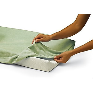 Summer Ultra Plush Changing Pad Cover, Sage