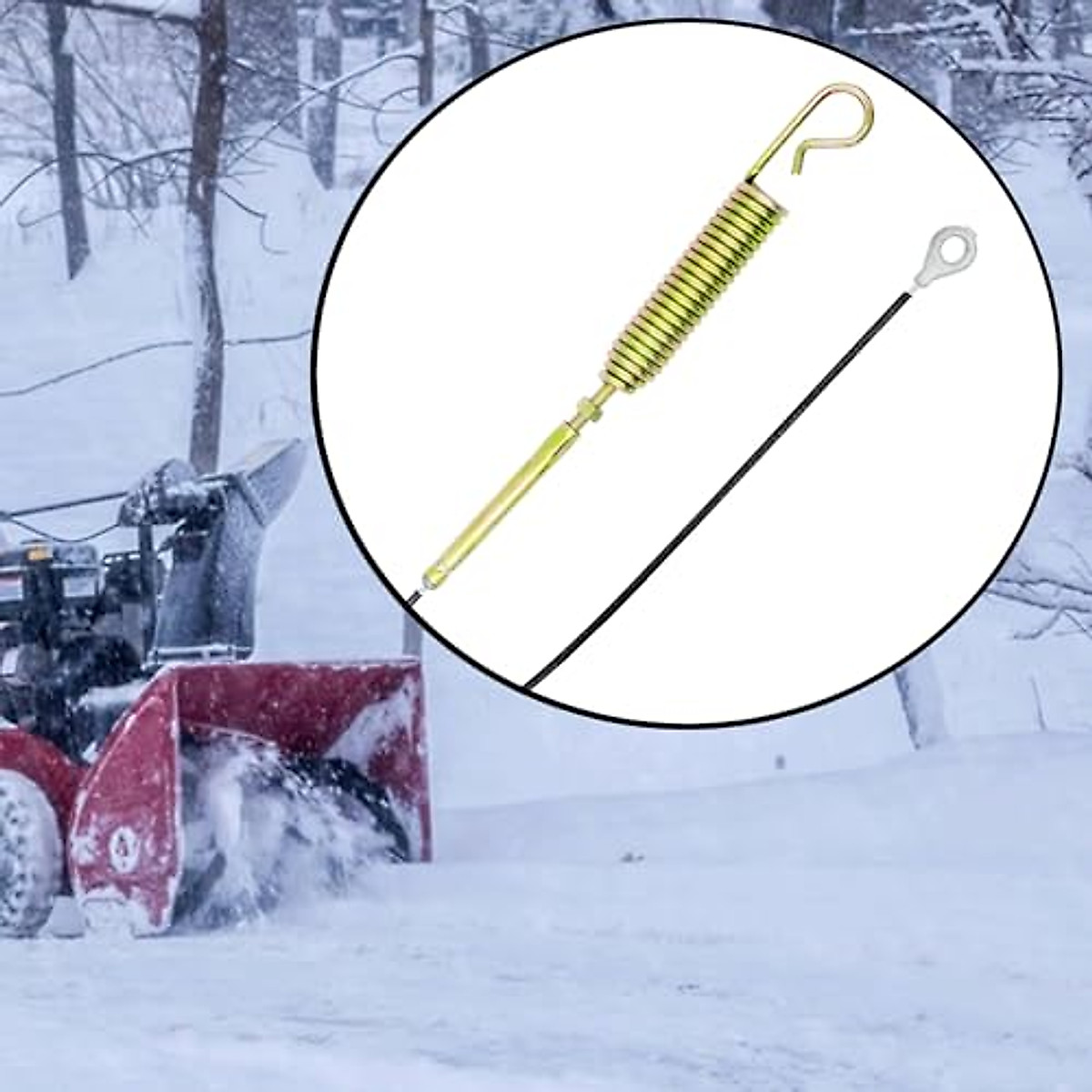 Hirldeea 06900439 Auger Cable for Ariens Deluxe Platinum & Professional Series Snowblowers and Gravely Power Brush
