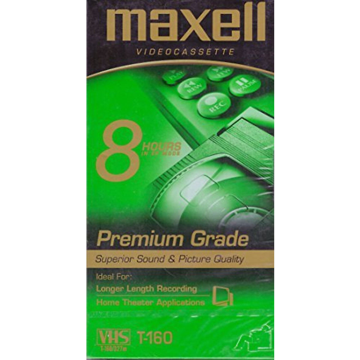 MAXELL T-160 PREMIUM GRADE VIDEOCASSETTE