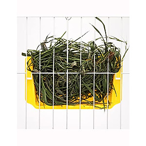 4Pcs Bunny Hay Feeder Guinea Pig Hay Holder Less Wasted Hay Rack Manger Rabbit Food Dispenser for Small Pets Guinea Pig Rabbit Chinchilla