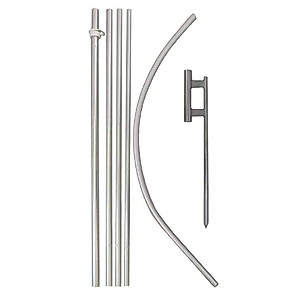 Infinity Republic - Daycare Windless Full Sleeve Banner Swooper Flag & Pole Kit - Perfect for Daycares, Schools, Gyms, Child Care etc!