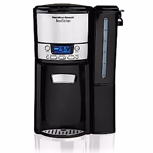 Hamilton Beach 12-Cup Coffee Maker, Programmable BrewStation Dispensing Coffee Machine, Black - Removable Reservoir (47900)