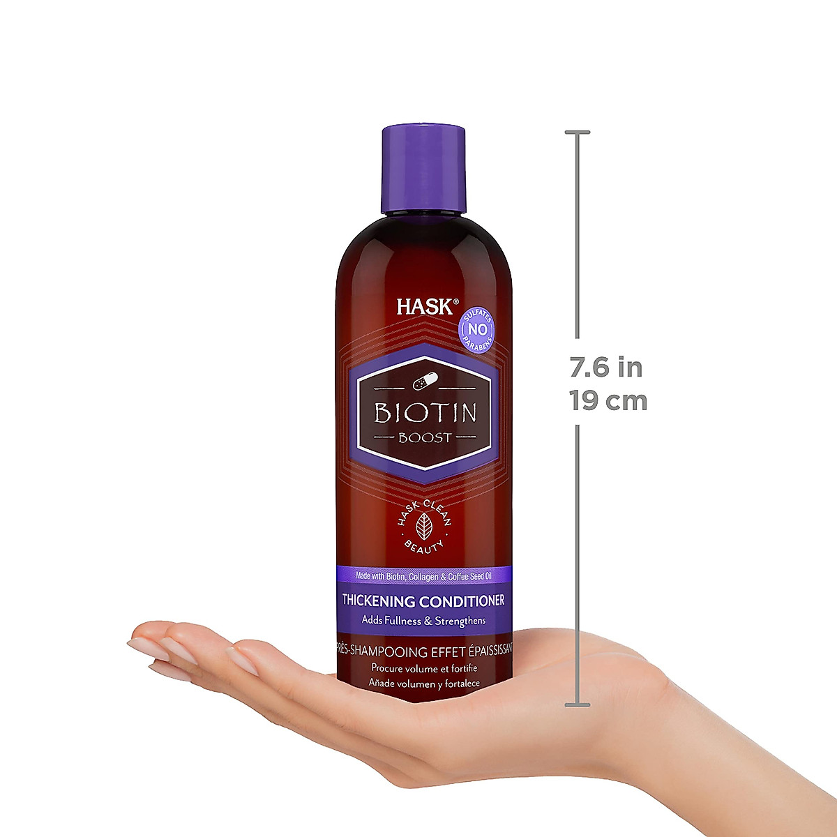 HASK Biotin Boost Thickening Conditioner, 12 Fl Oz