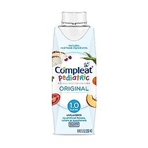 Compleat Pediatric Tube Feeding Formula, Unflavored, 8.45 Fl Oz (Pack of 24)