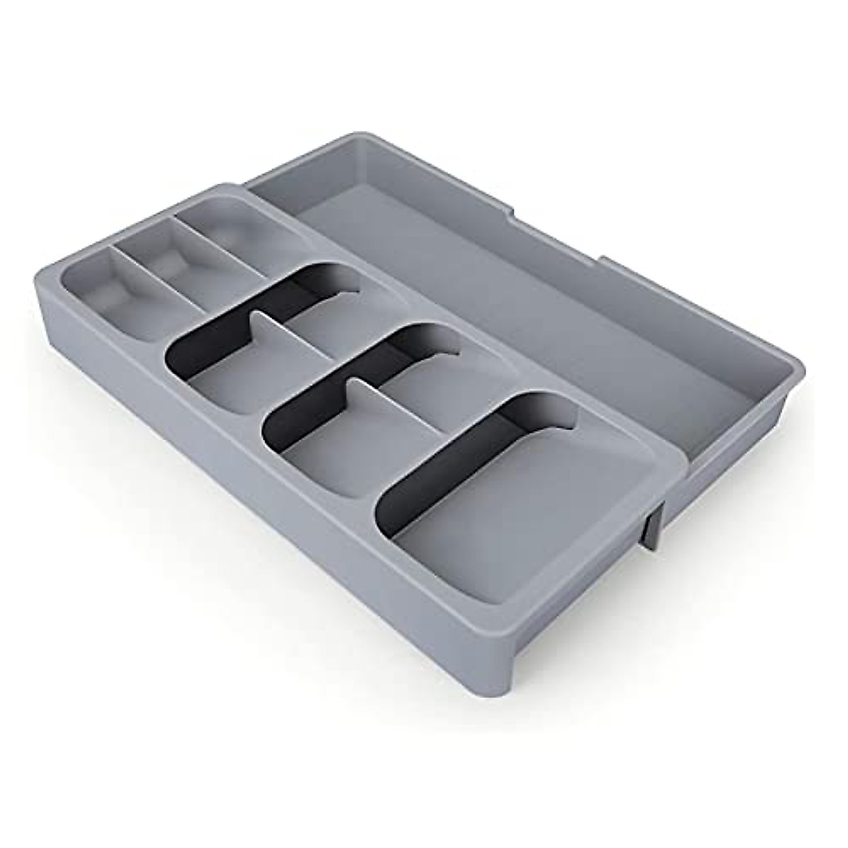Kitchen Drawer Silverware Organizer Tray, Expandable Kitchen Utensils Organizer for Cutlery, Flatware,Spoon Knife and Fork Partition Storage