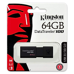 Kingston 64GB USB 3.0 DataTraveler 100 G3