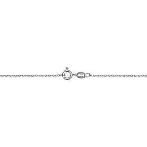 Kooljewelry Sterling Silver Round Cable Chain Necklace (1.2 mm, 30 inch)
