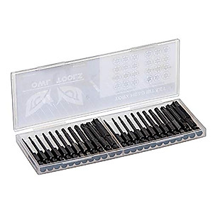 Owl Tools Torx Bit Set (24 Pack in Standard Torx Star Bits & Security/Tamper Proof) Sizes - T6 - T50 - Hex Shank Bit with Magnetic Tips - Hardened CRM Steel Alloy - 2.3" Long