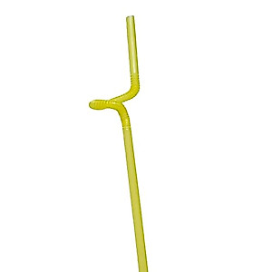 Individually Wrapped Super Bendy Straws (Neon, 250)