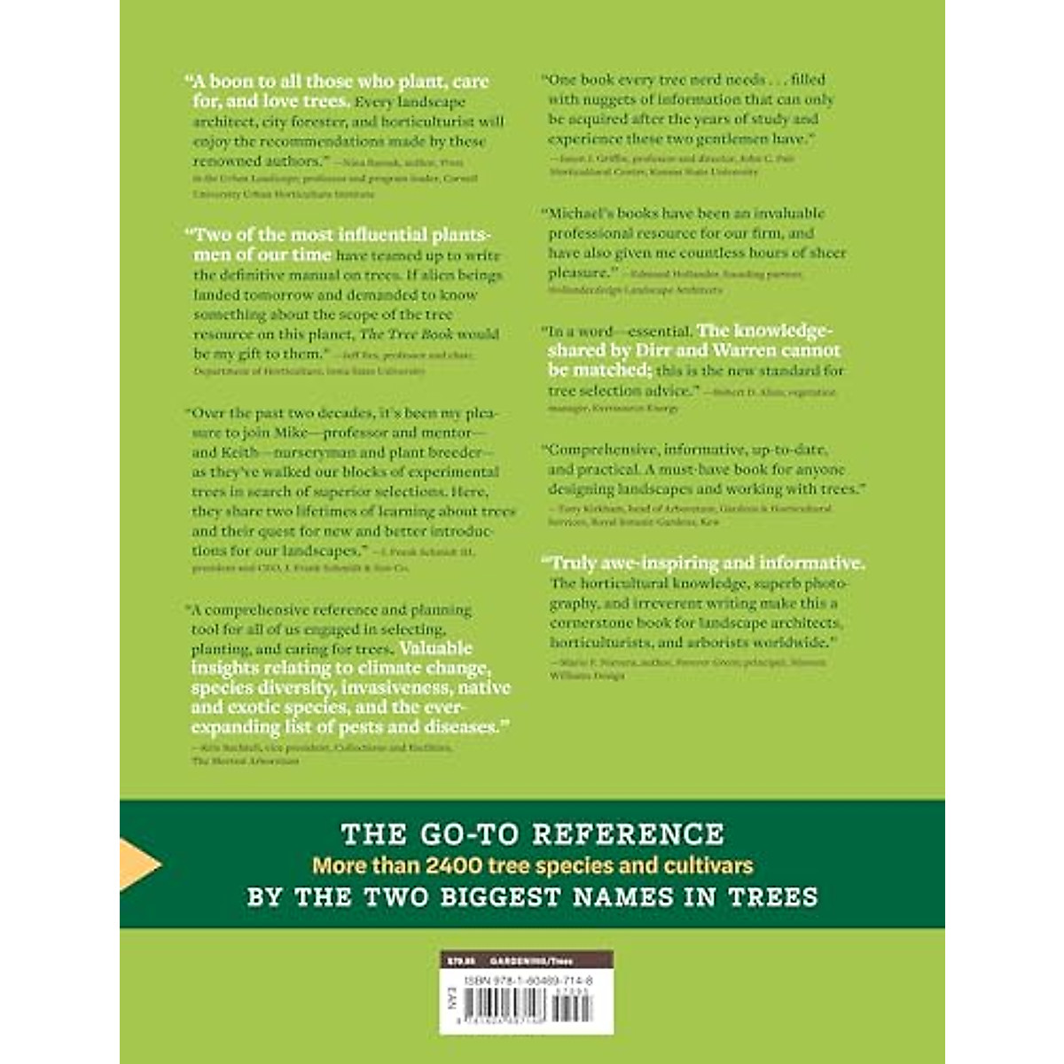 The Tree Book: Superior Selections for Landscapes, Streetscapes, and Gardens