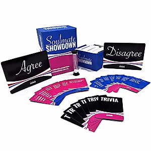 Soulmate Showdown Couples Card Game - Collaborate Through Three Exciting Rounds and Learn Something New About Your Relationship