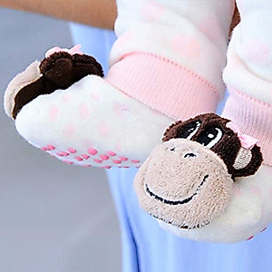 Monkey Girl Boogie Toes Rattle Sock, 1-Pair (0-1Y)