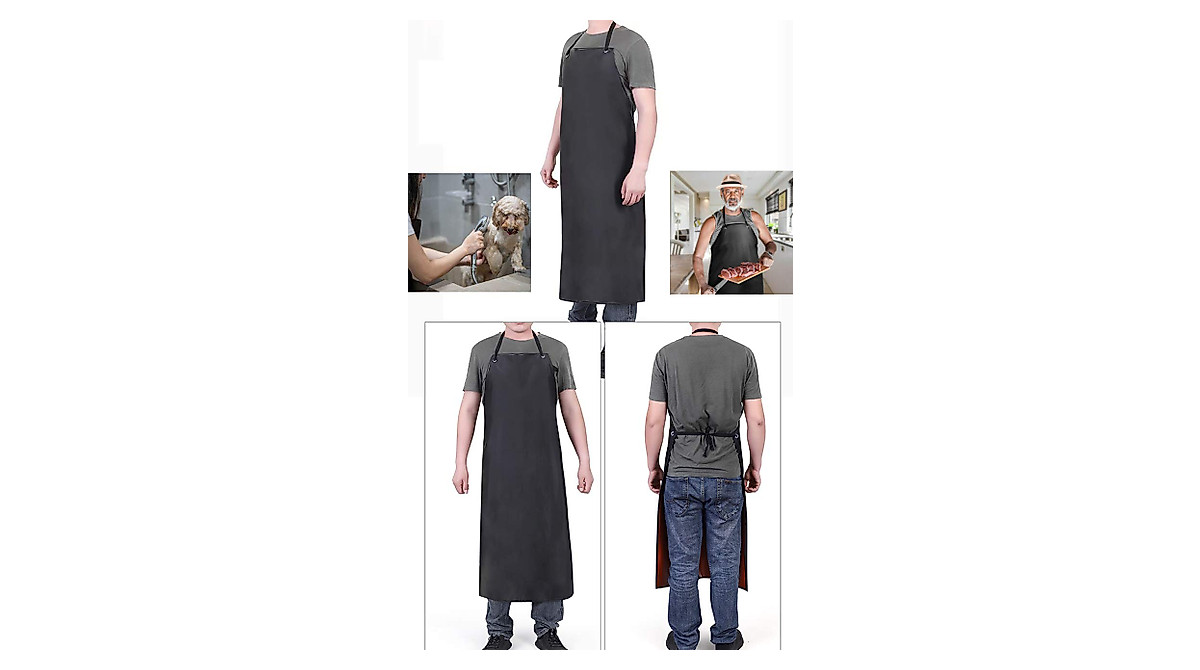 Heavy Duty Waterproof Apron - 43" Vinyl Protection
