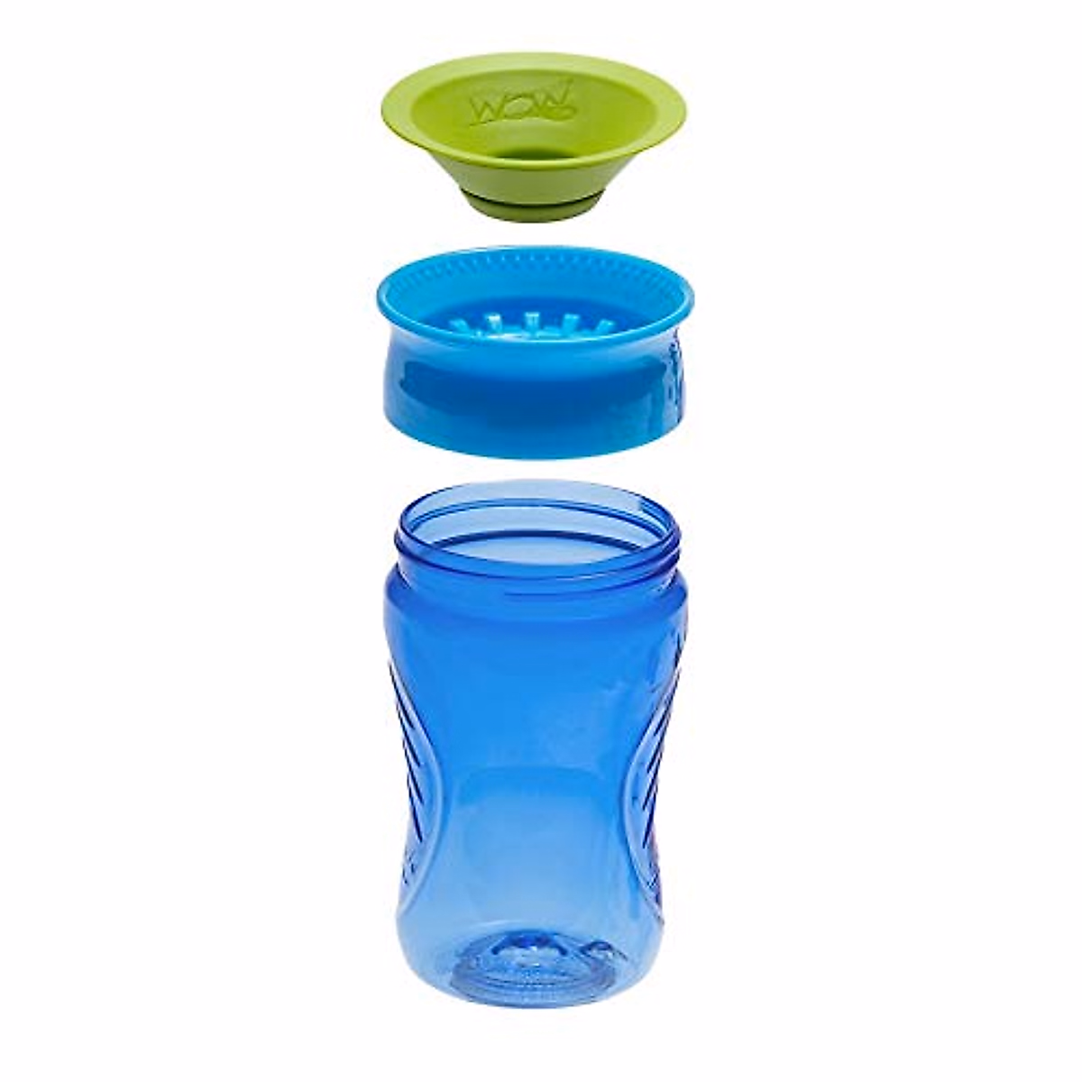 WOW CUP for Kids 360 Sippy Cup, Blue, 10 oz / 296 ml