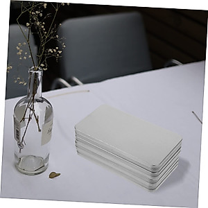 Zerodeko Office Supplies Desktop Stand 4pcs Tempered Film Storage Box Tempered Glass Cover Box Foam Desk Topper Coffee Canister