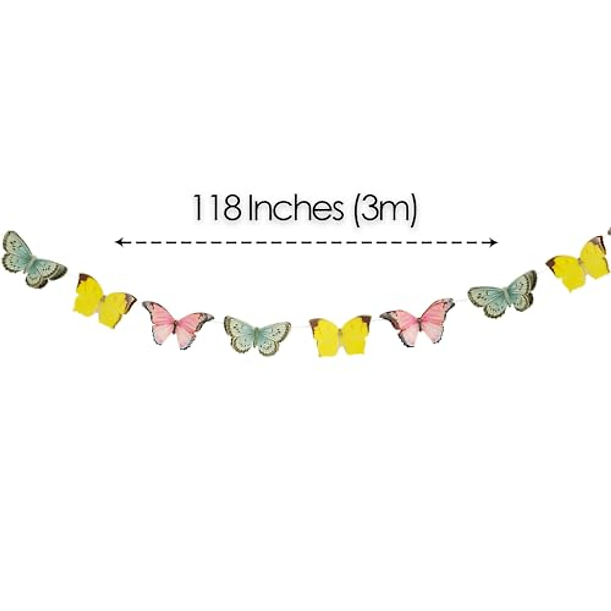 Talking Tables Fairy Party Supplies | Fairy Bunting Banner | Great For Girls Party, Tea Party, Birthday Party And Party Décor | Pink, Paper, 3M