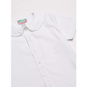 CLASSROOM Little Girls' Toddler Peter Pan Blouse, White, 4T