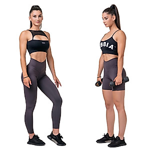 NEBBIA Classic Hero Cut-Out Sports Bra 579 Black