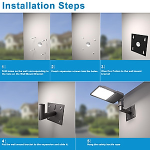 Lightdot Parking Lot Light Wall Mount Bracket 90 Degree, Aluminum Extension Mounting Pole