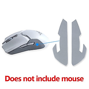 A Pair Grip Tape Replacement for Razer Viper/Viper Ultimate Gaming Mouse (Gray)